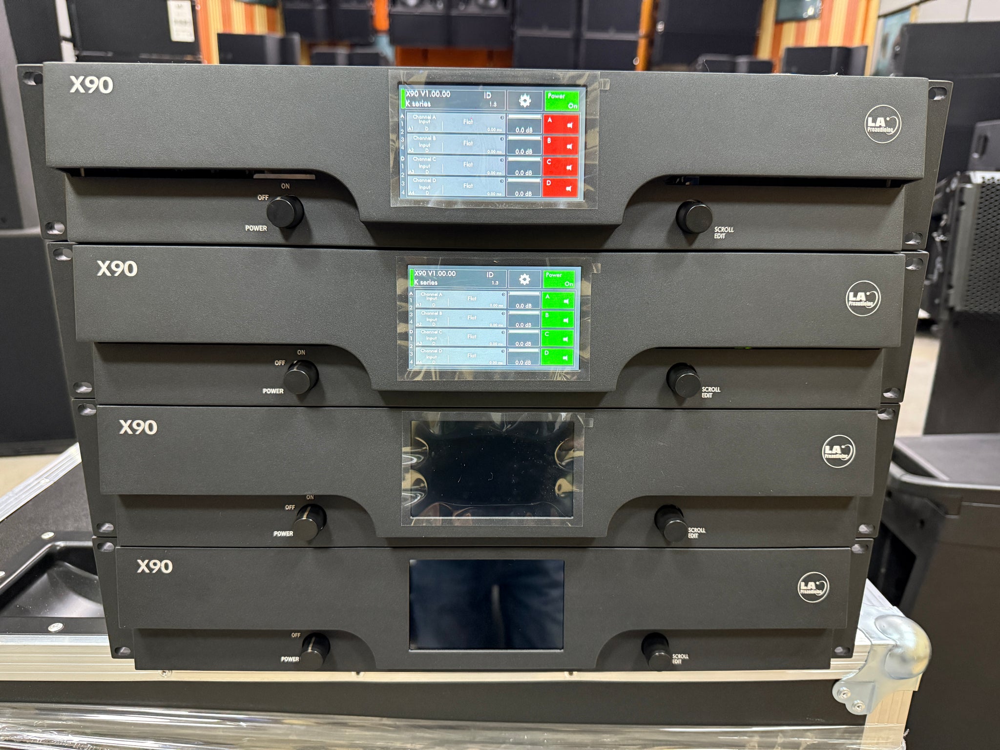 LA-X90 PRO 5400w D90 Class d 4 Channel Professional Power Amplifier Mo