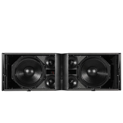 K1-K215 Large-format line array, 3-way active, dual 15″ LF
