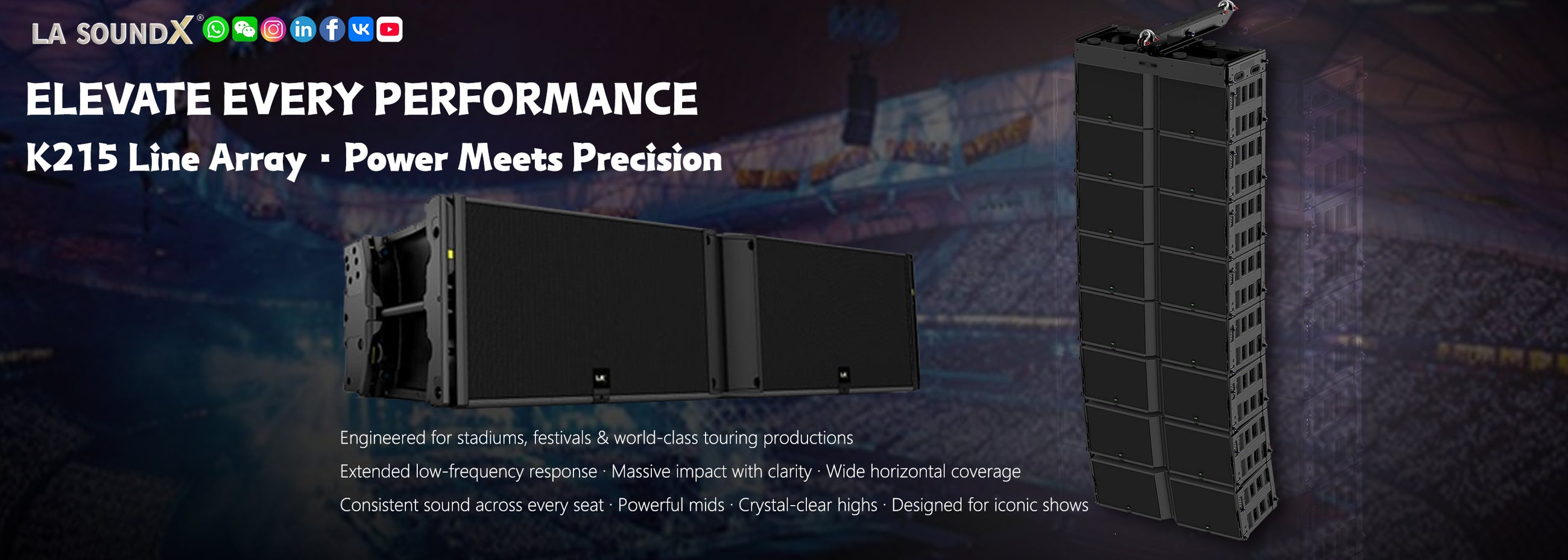 LA SOUNDX® | Professional Audio, Stage Lighting & LED Displays