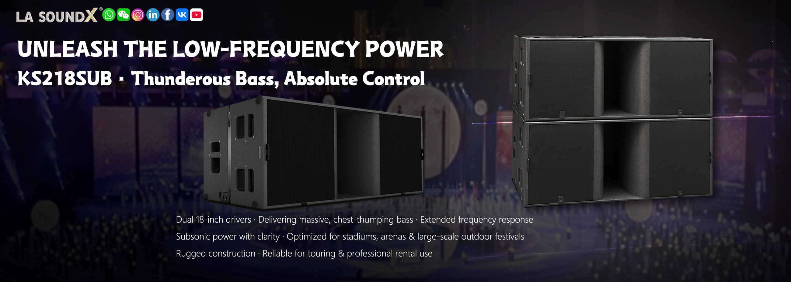 LA SOUNDX® | Professional Audio, Stage Lighting & LED Displays