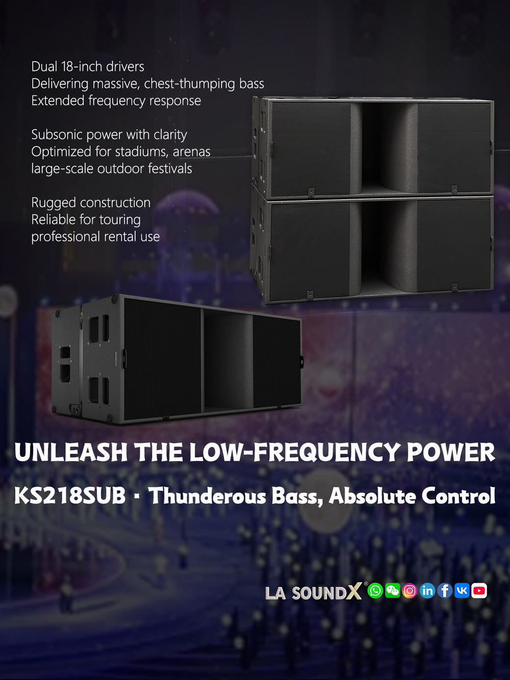 LA SOUNDX® | Professional Audio, Stage Lighting & LED Displays
